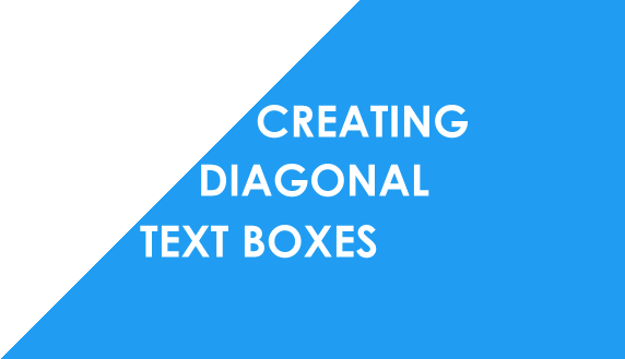 How To Create Diagonal Text Boxes And Other Unusual Shapes With CSS