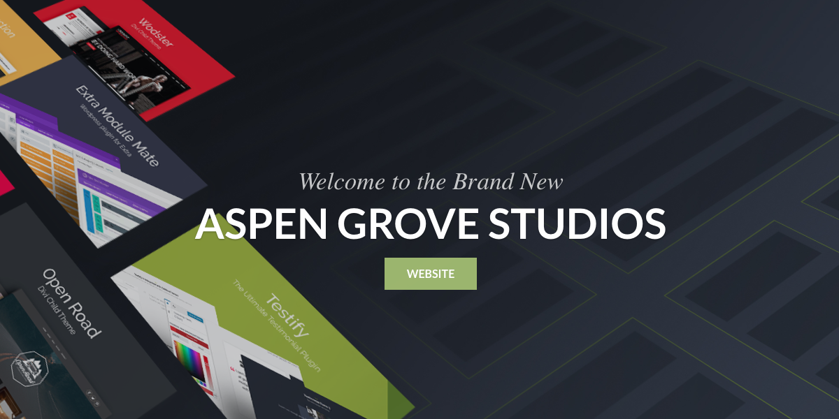 Welcome to the Relaunch of the Aspen Grove Studios brand!