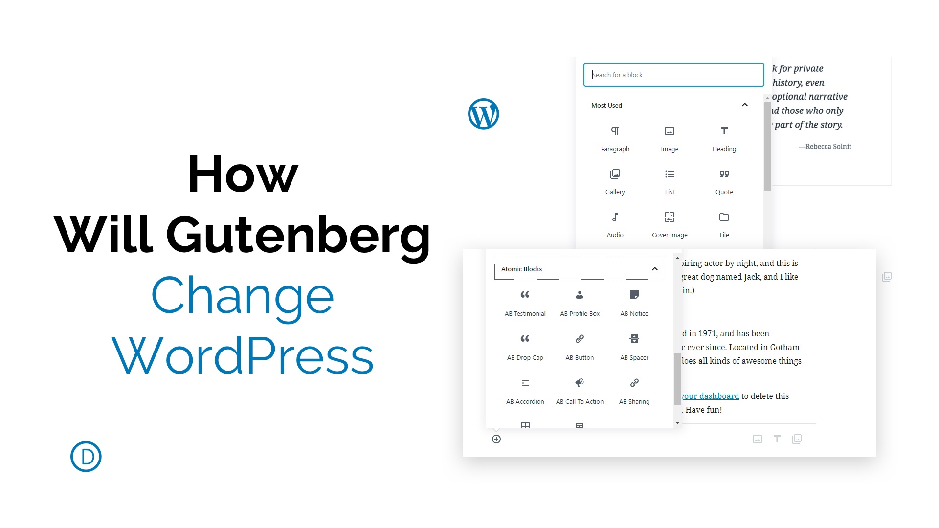 How the New Gutenberg Editor Will Change WordPress