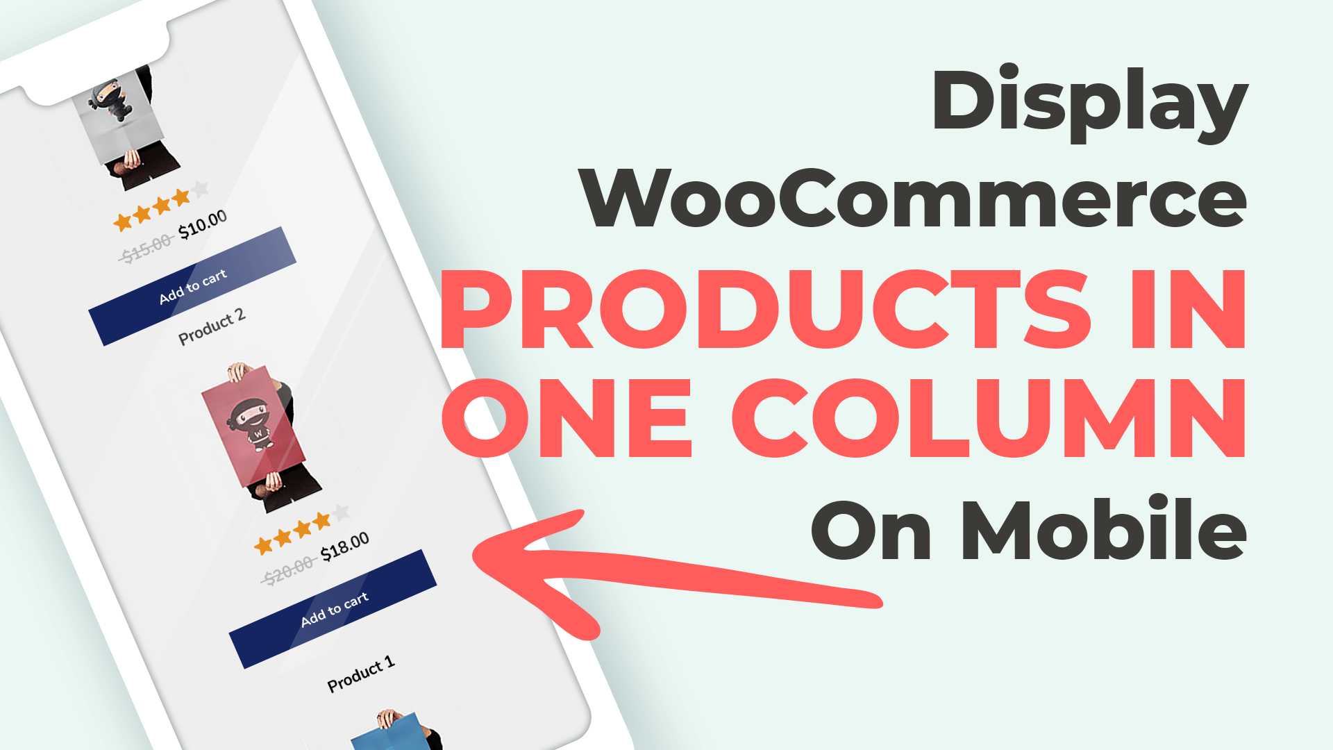 Display WooCommerce Products In Single Column On Mobile Devices