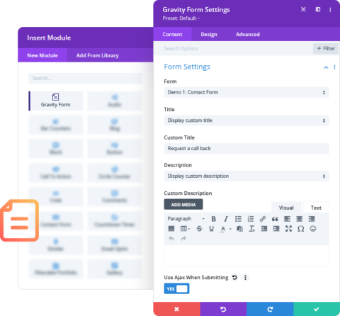 Gravity Forms Styler Module for Divi | Divi Space