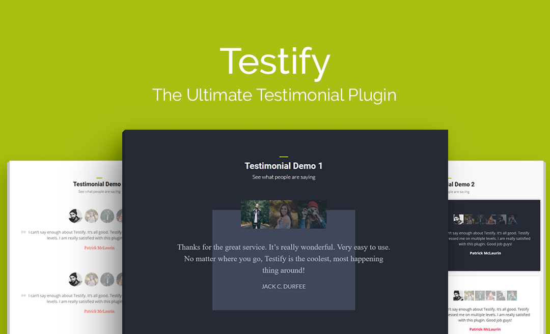Testify - Testimonial Carousel for WordPress and Divi by Divi Space